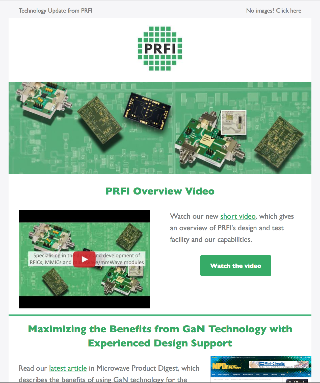 CML Micro Design Services News: Read our September Technology Update